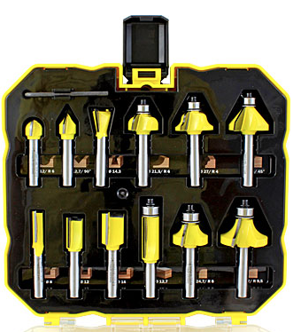 FAMAG - 8mm Professional Router Bit Set (12 pc) — KJP Select Hardwoods