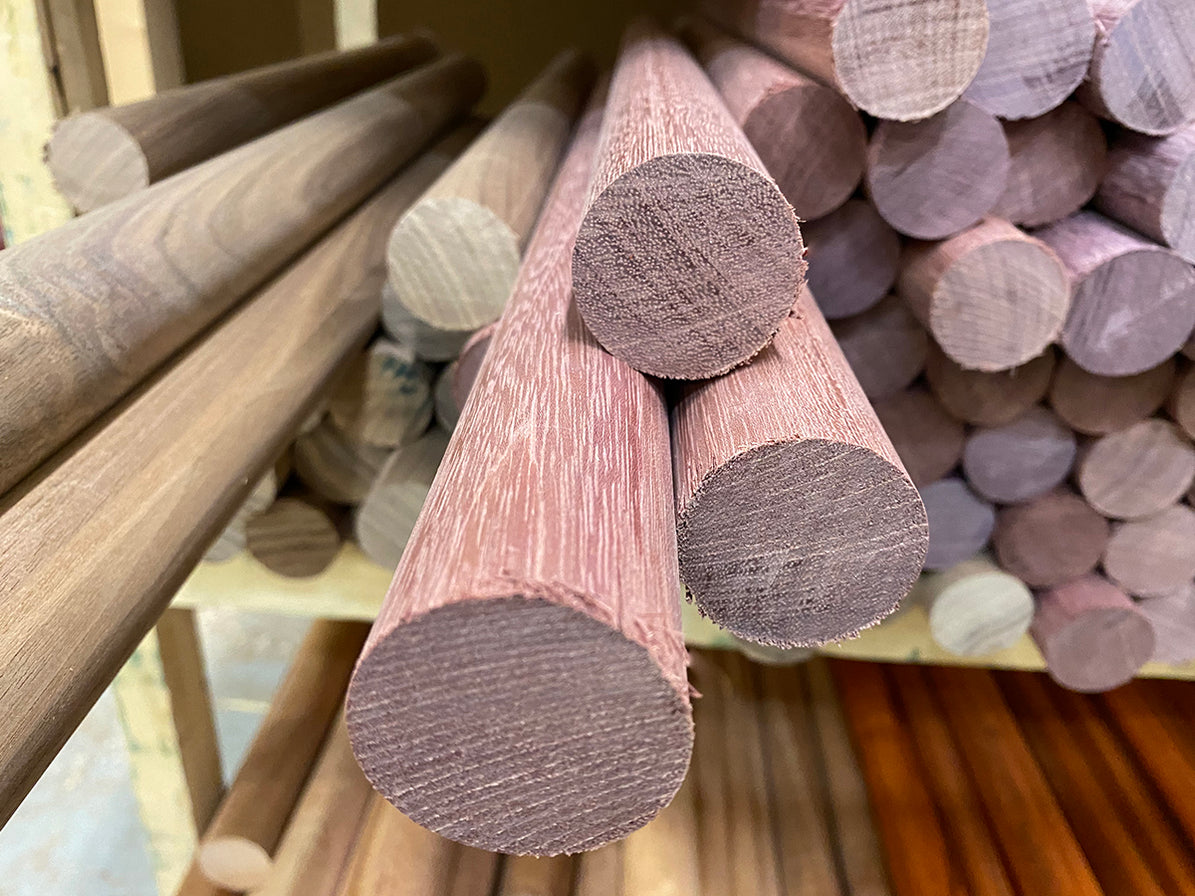 Purpleheart Dowels
